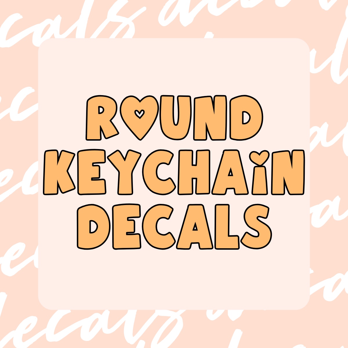Round Keychain Decals – Tays Transfers
